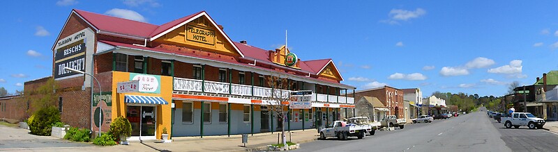 "Main Street, Gunning, NSW, Australia" by Peter Clements | Redbubble