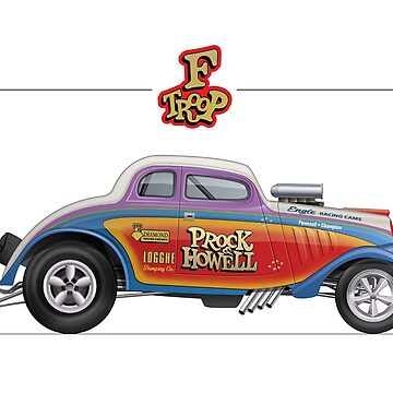 "Prock & Howell fuel coupe" Metal Print for Sale by iconicart2021 ...