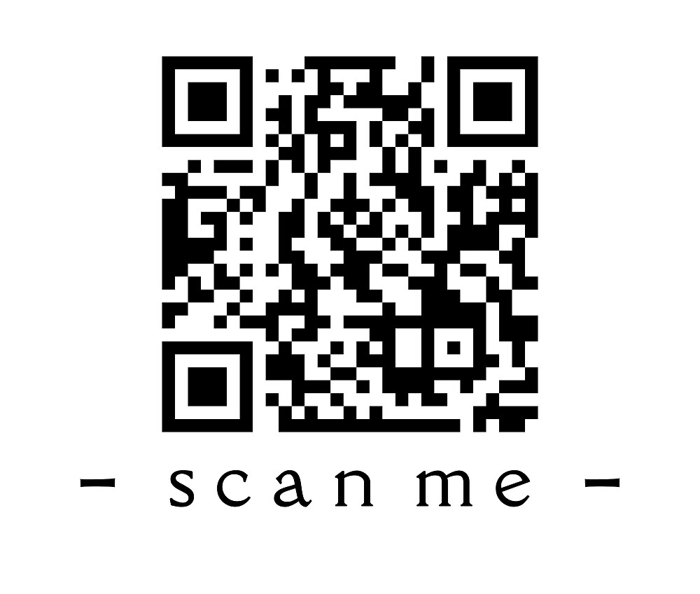 "Scan me QR code design " by YamiLouai | Redbubble