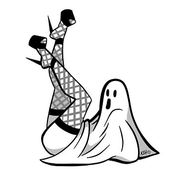 "Sexy Ghost #3" Sticker for Sale by kat-horst | Redbubble