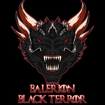 " Dragon Balerion Black Terror " Sticker for Sale by UTOPIAXD | Redbubble