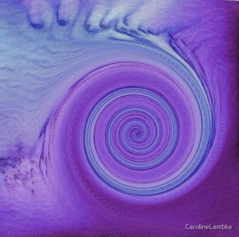 "Purple Spiral" by CarolineLembke | Redbubble