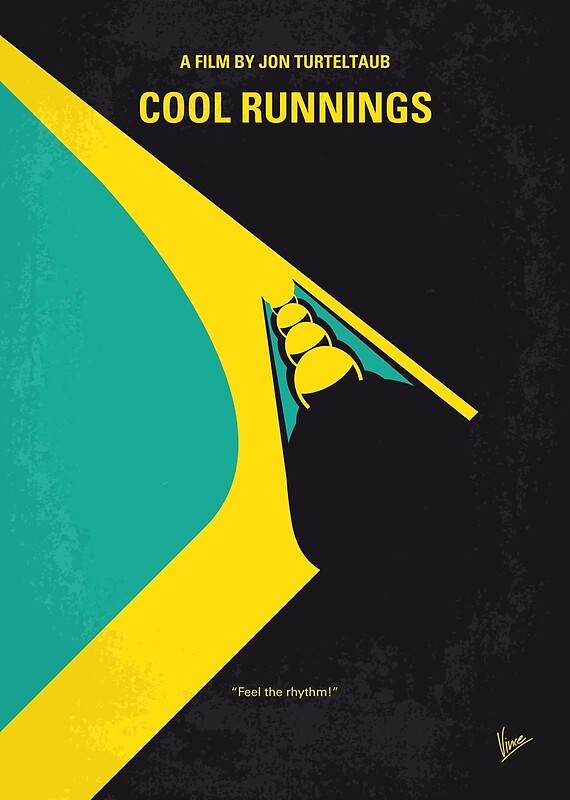 "No538- COOL RUNNINGS minimal movie poster" by ChungKong Art | Redbubble