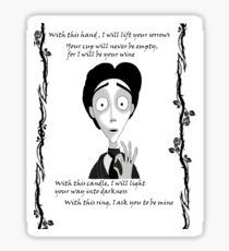 Corpse Bride: Stickers | Redbubble