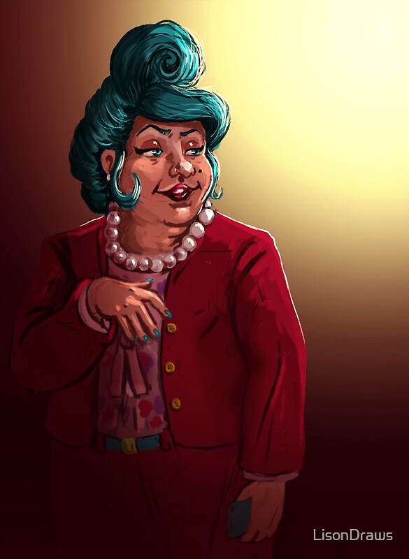 "Bessie Busybody" by LisonDraws | Redbubble