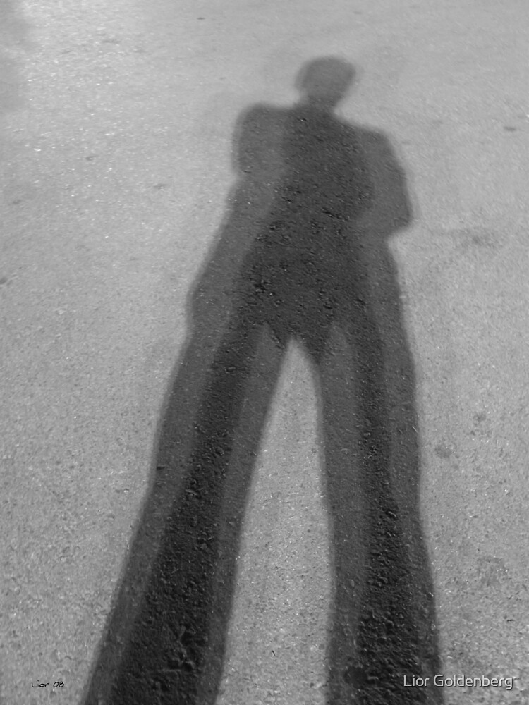 "Small man, long shadow" by Lior Goldenberg | Redbubble