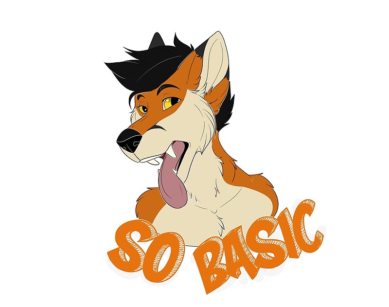 "So Basic Fox" by mangoweasel | Redbubble