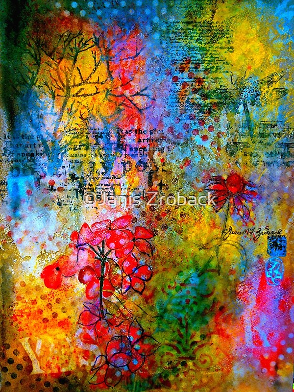 "Lyric...A Journal Page" by ©Janis Zroback | Redbubble
