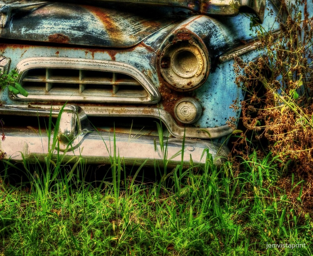 "HDR Abandoned Car nature reclamation, rustic, rural decay photography ...