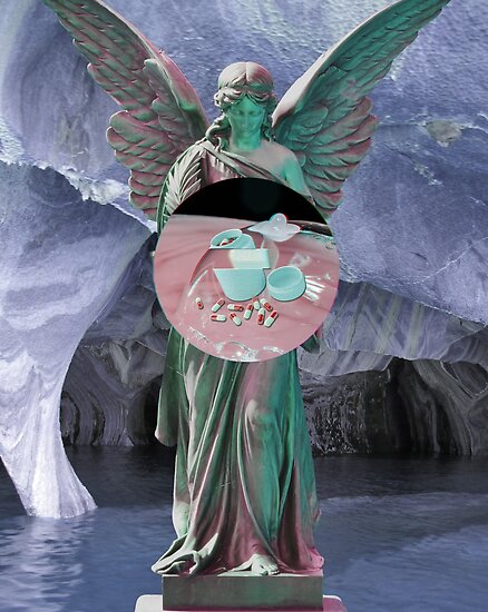 "Vaporwave Angel Pills" Poster by Nipp3 | Redbubble