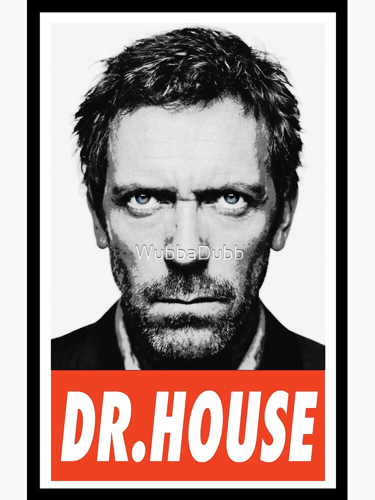 "-SERIES- Dr. House" Sticker by WubbaDubb | Redbubble