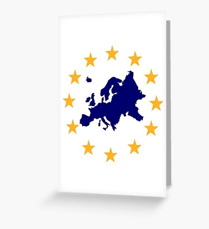 Europe Map: Greeting Cards | Redbubble