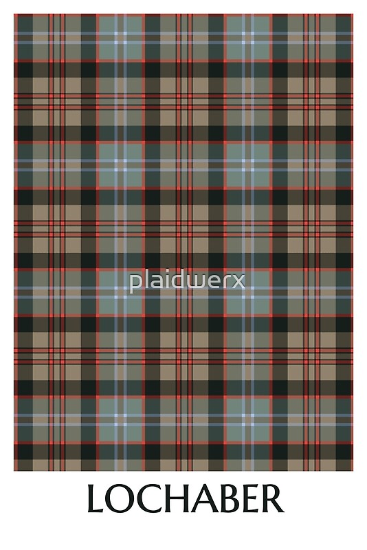 "Lochaber Scotland District Tartan" by plaidwerx | Redbubble