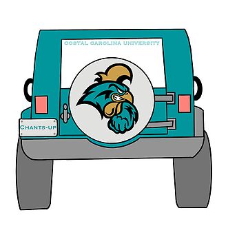 "coastal Carolina university Jeep teal" Sticker for Sale by Bri Boykin ...