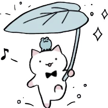 "Frog Dance [Fushigi Neko no Kyuu-chan]" Sticker for Sale by ...