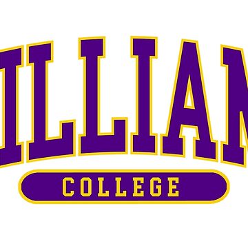 "williams - college font curved" Sticker for Sale by scollegestuff ...
