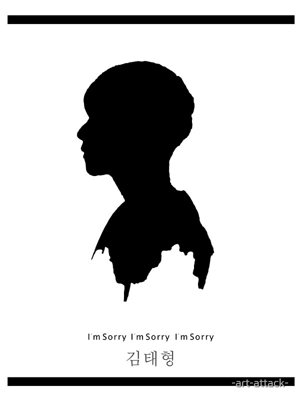 "BTS V Side Profile" by NMBDesign | Redbubble