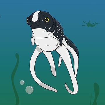 "Cuddlefish - Subnautica" Sticker by Necronder | Redbubble