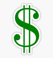 Dollar Sign: Stickers | Redbubble