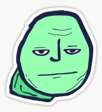 Bored Face Emoji Stickers | Redbubble