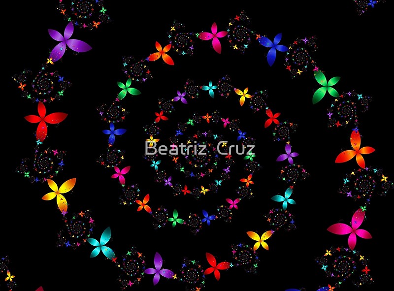 "Vortex of Flowers" by Beatriz Cruz | Redbubble