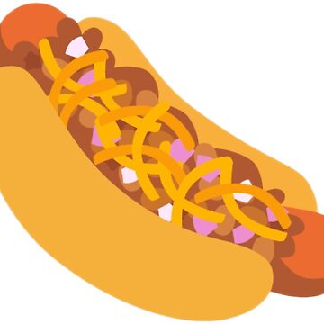 "Chili Cheese Dog" Sticker for Sale by ajrodz | Redbubble