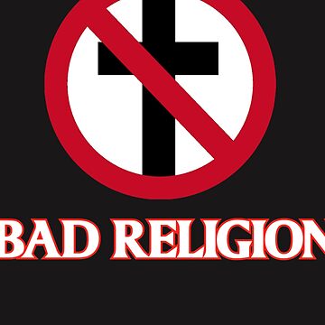 "Religion logo " Sticker for Sale by CANNONTORRENCE | Redbubble
