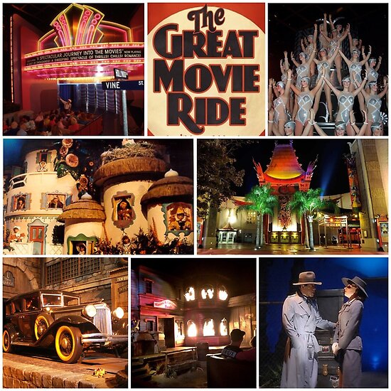 "The Great Movie Ride" Poster by PrissyMarie | Redbubble