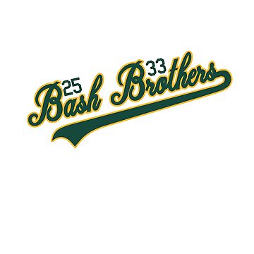 "Oakland "Bash Brothers"" Sticker for Sale by thatDudeAZ89 | Redbubble