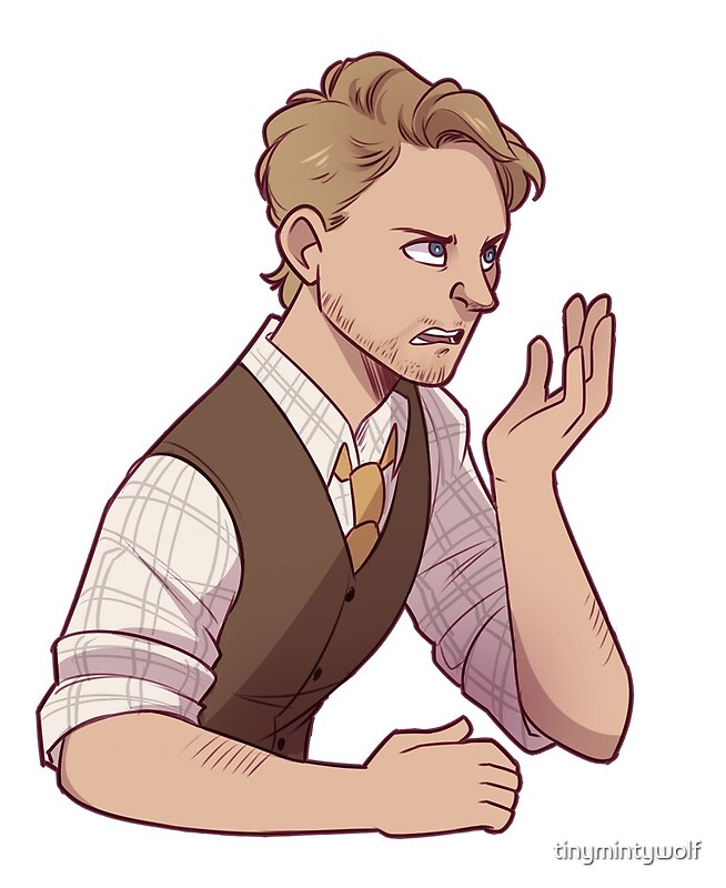 "Angry Julian" by tinymintywolf | Redbubble