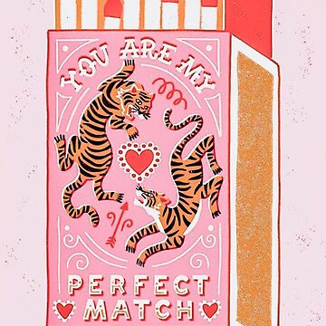 "You Are My Perfect Match" Art Board Print for Sale by dunncatherin ...
