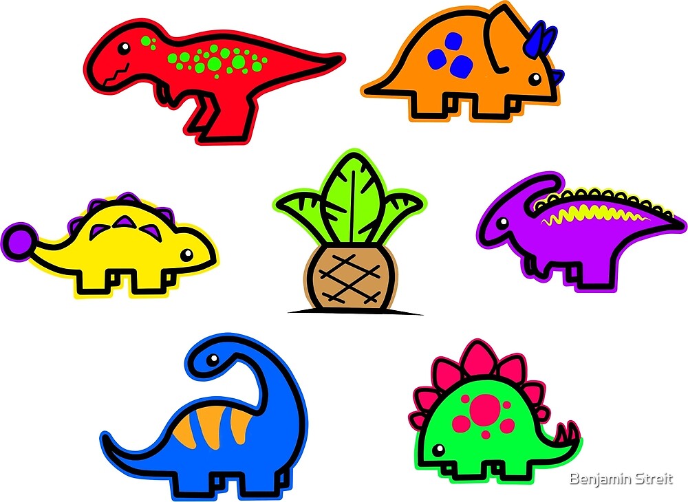 "Minisaurs" by Benjamin Streit | Redbubble