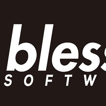 "Saekano Blessing Software Box Logo - Dark Brown" Sticker for Sale by ...