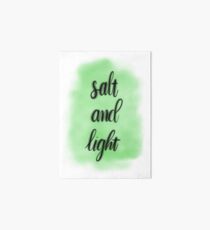 Salt and Light: Wall Art | Redbubble