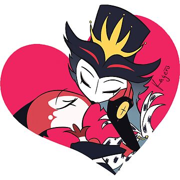 "Blitzo x Stolas - Fanart" Sticker for Sale by MarshallWolf | Redbubble