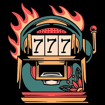 "SLOT MACHINE, Jackpot Lover" Sticker for Sale by udhop | Redbubble