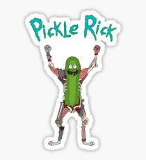 Pickle Rick: Stickers | Redbubble
