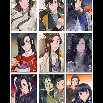 "TGCF Character " Sticker for Sale by literarybeads | Redbubble