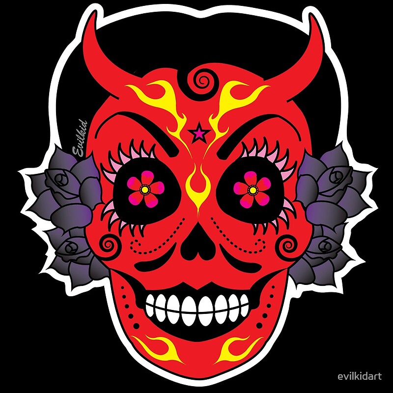 "La Diablita" by evilkidart | Redbubble