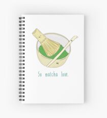 Matcha Pun: Spiral Notebooks | Redbubble
