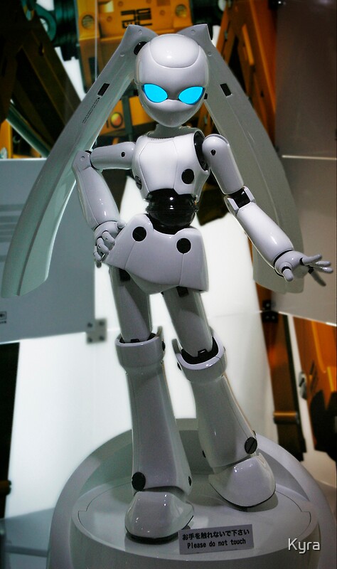 "Robot bunny" by Kyra Webb | Redbubble