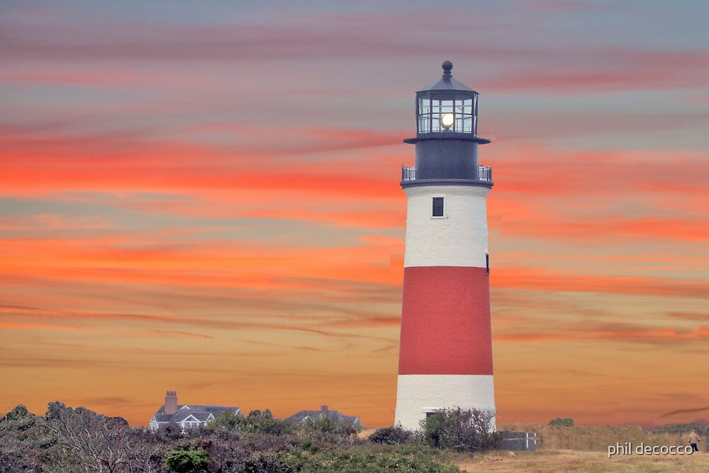"Sankaty Head Light" by phil decocco | Redbubble