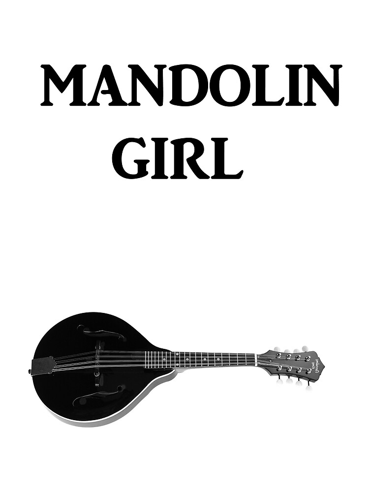 "Mandolin Girl" by Captain-Met | Redbubble