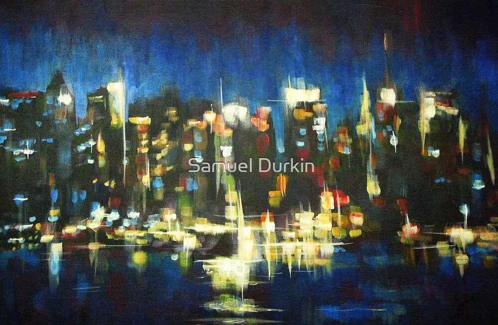 "New York Skyline 2008" by Samuel Durkin | Redbubble