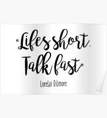 Gilmore Girls Quotes: Posters | Redbubble