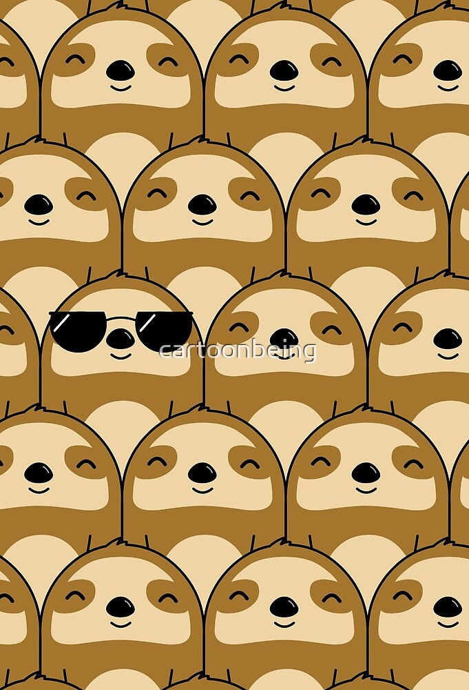 "Sloth Army" by cartoonbeing | Redbubble