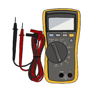 "Multimeter" Sticker for Sale by trashduino | Redbubble