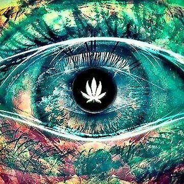 "Galactic Weed" Sticker for Sale by zion12 | Redbubble