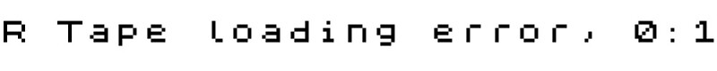 "R Tape loading error, 0:1" by cuckoohead | Redbubble