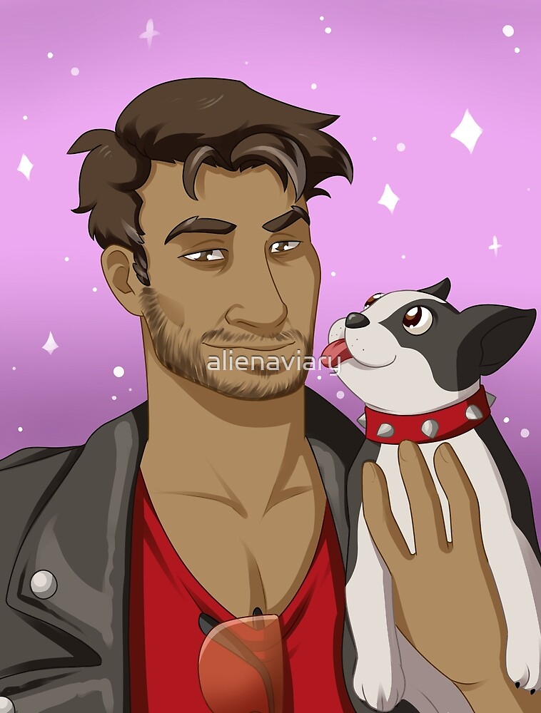 "Dream Daddy: Robert Portrait" by escaramari | Redbubble
